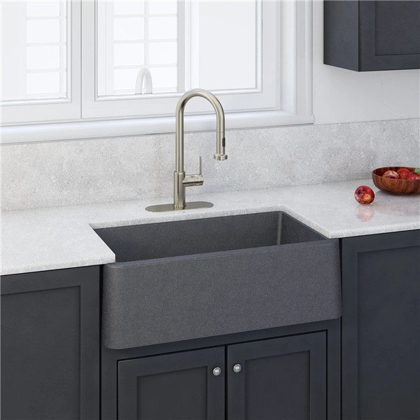 Farmhouse Kitchen Sinks - A Quartz Sink